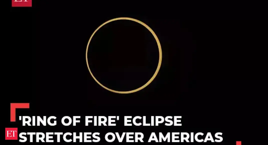 Ring of fire: 'Ring of fire' eclipse stretches over Americas, watch ...