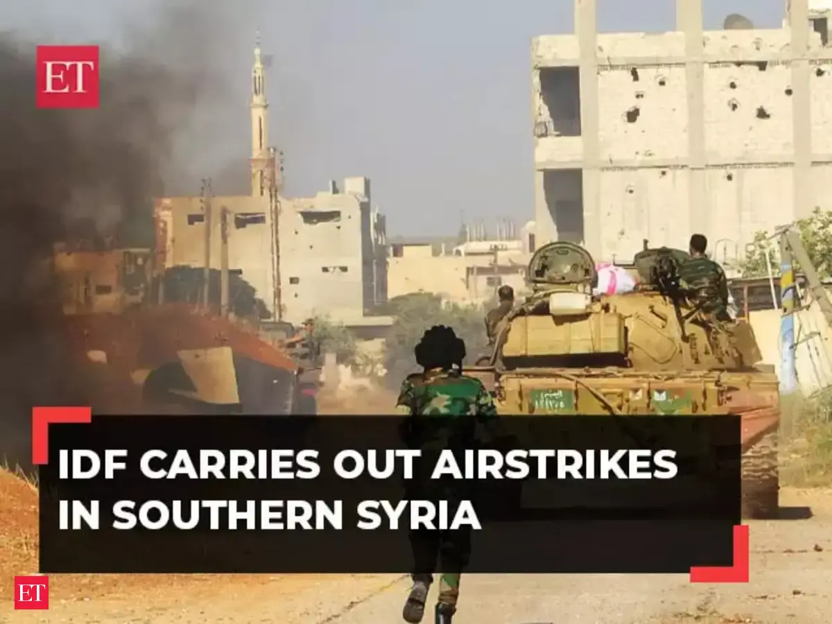 Israel Defense Forces carry out airstrikes in southern Syria in ...