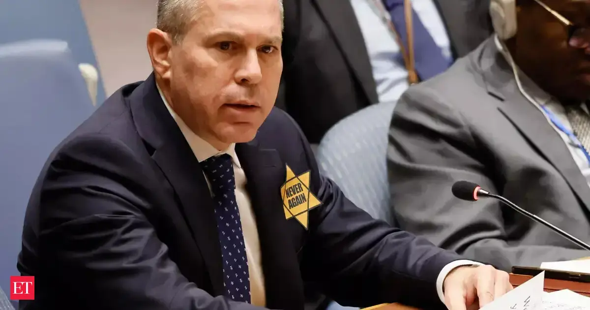 yellow star: Israel envoy Gilad Erdan wears yellow star at UN - The ...