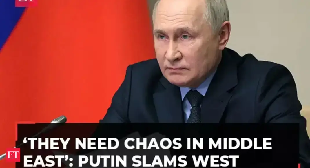 vladimir putin: Russian Prez Putin slams West over Israel-Hamas war ...