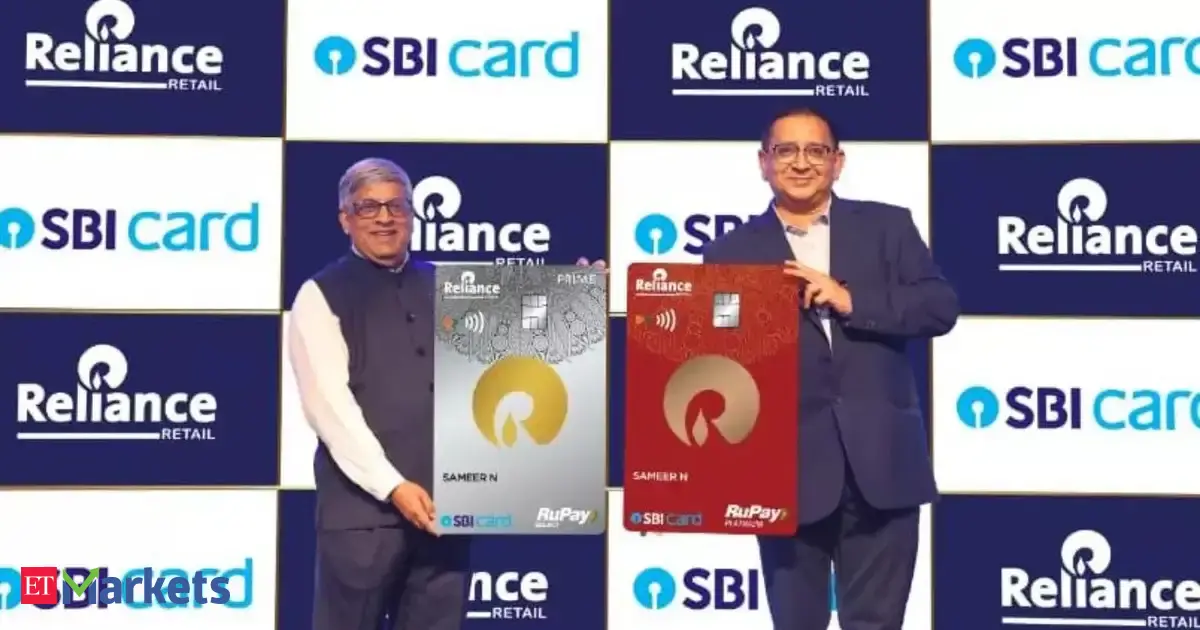 SBI-Reliance JV: Reliance Retail, SBI Card tie up for credit card - The ...