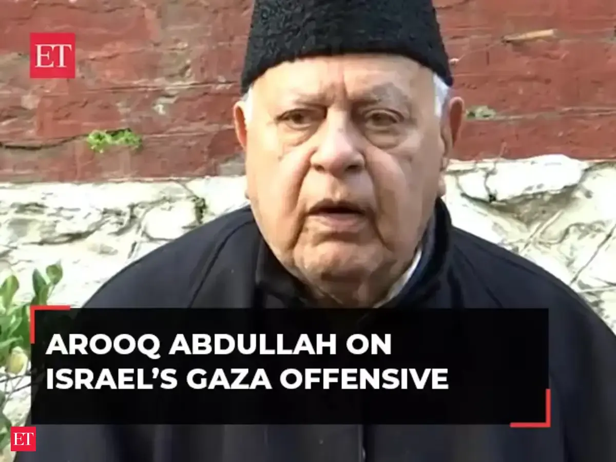 farooq abdullah: Farooq Abdullah on Israel’s Gaza offensive, says 'The ...