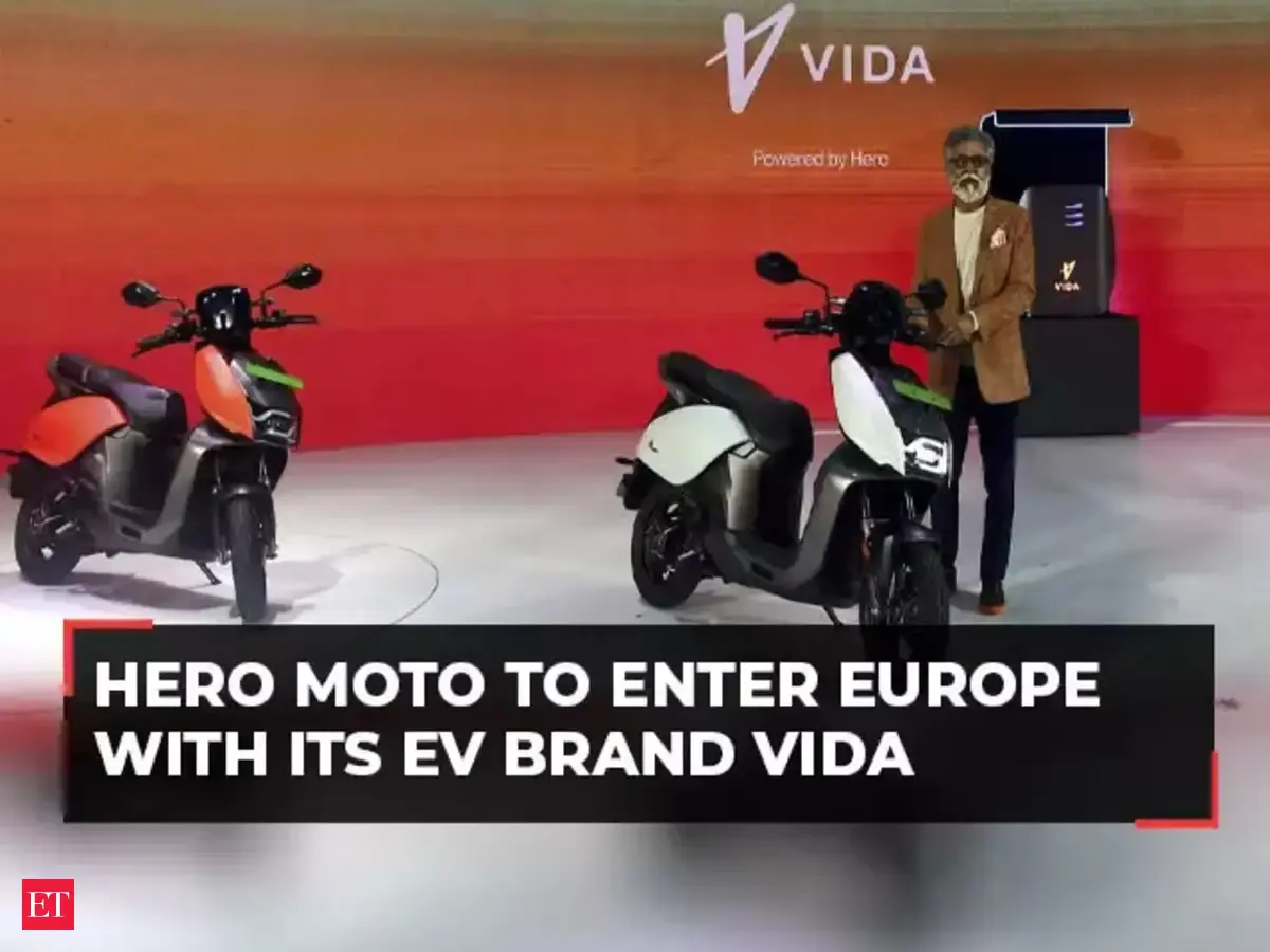 Hero MotoCorp to enter Europe with its EV brand Vida - The Economic ...