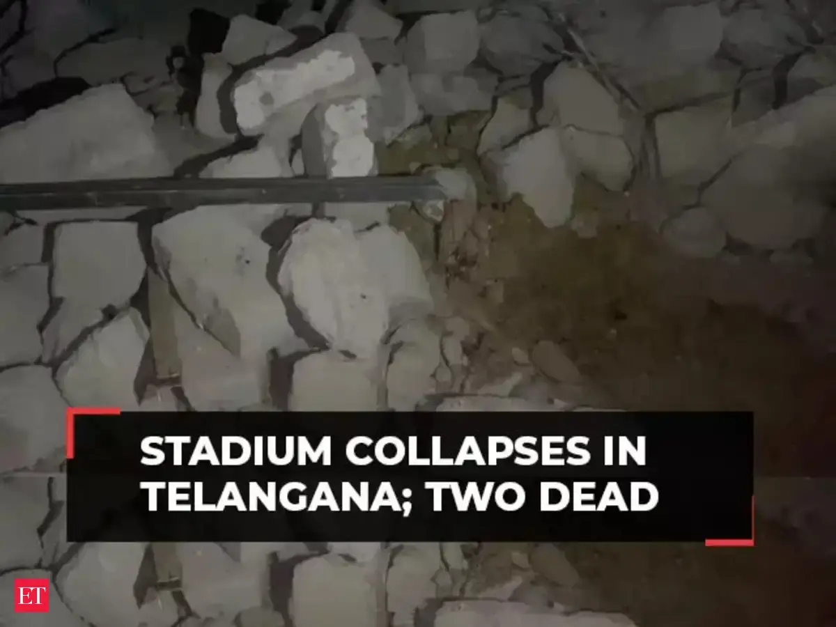 Under-construction stadium collapses in Telangana; two dead, 10 injured ...