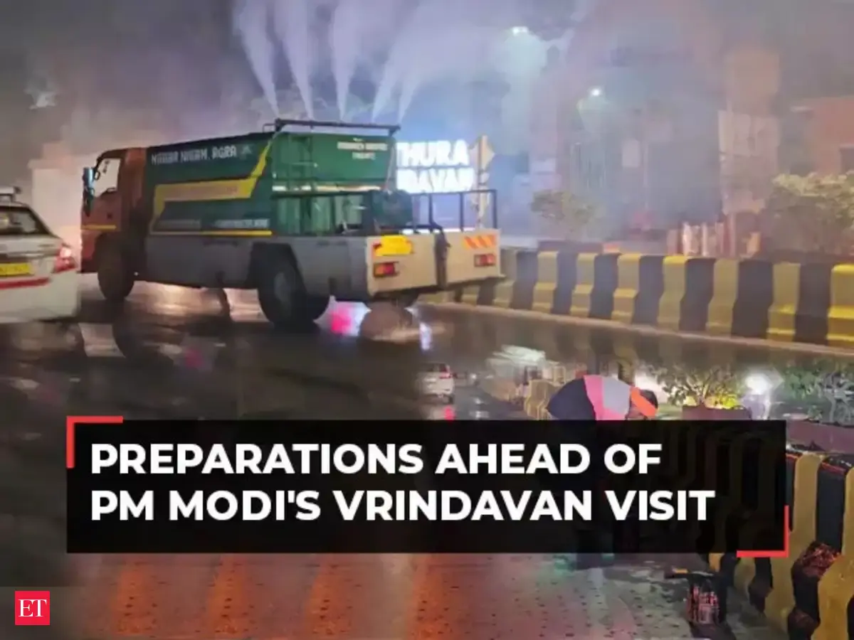 Preparations in full swing ahead of PM Modi’s visit to Vrindavan - The ...