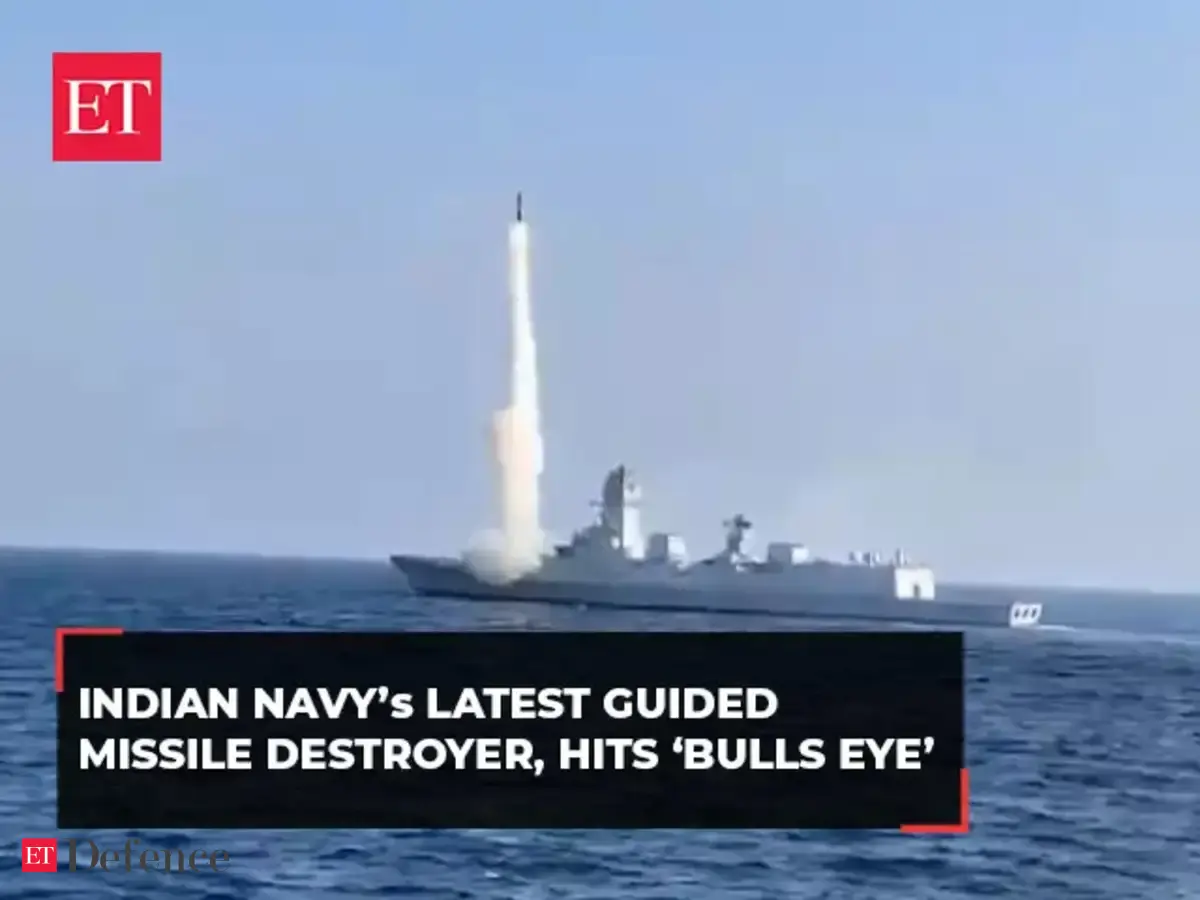 navy: India Navy's INS Imphal scores 'Bulls Eye' in her maiden Brahmos ...