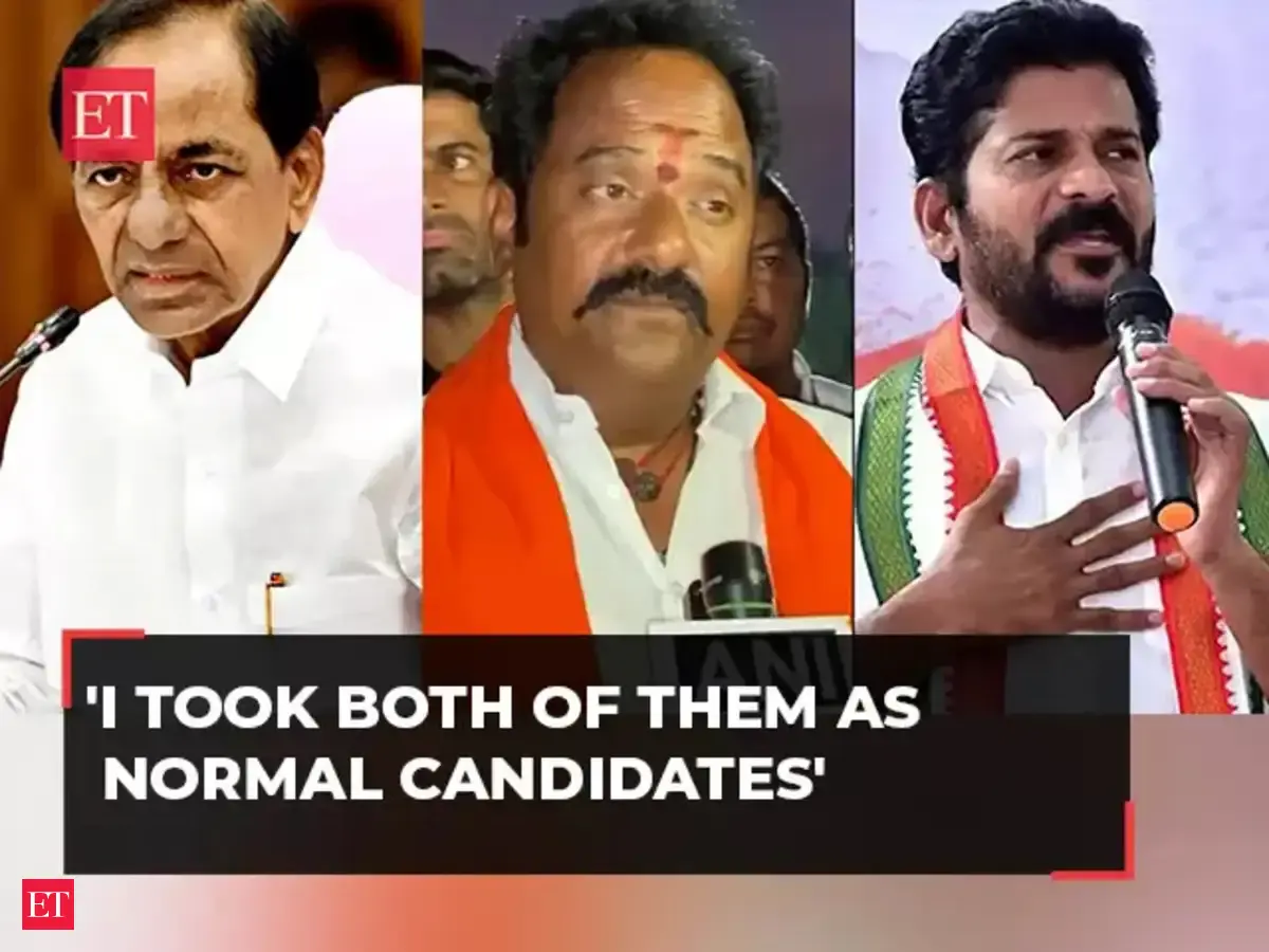 Telangana results: Telangana results: BJP's KVR Reddy defeats KCR, Cong ...