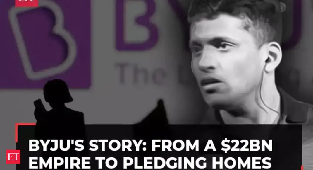 byju's: Byju Raveendran: The downfall from leading a $22 billion empire ...