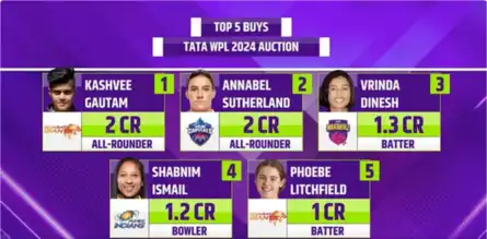 WPL Auction 2024 Highlights: Gujarat Giants win bidding war to get ...