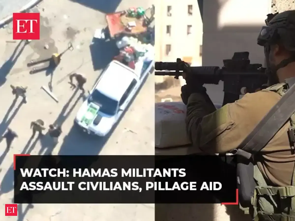 terrorism: IDF releases visuals of Hamas stealing humanitarian aid from ...