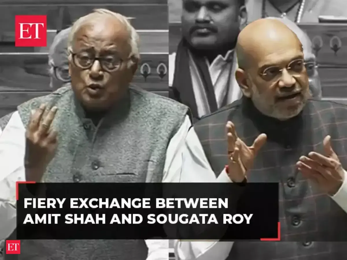 amendment bill: Amit Shah vs Sougata Roy: Barbs traded over TMC's stand ...