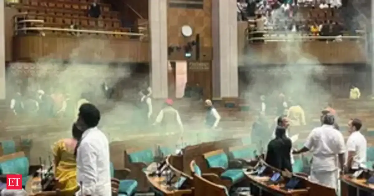 Parliament security breach: Parliament security breach: Intruders ...