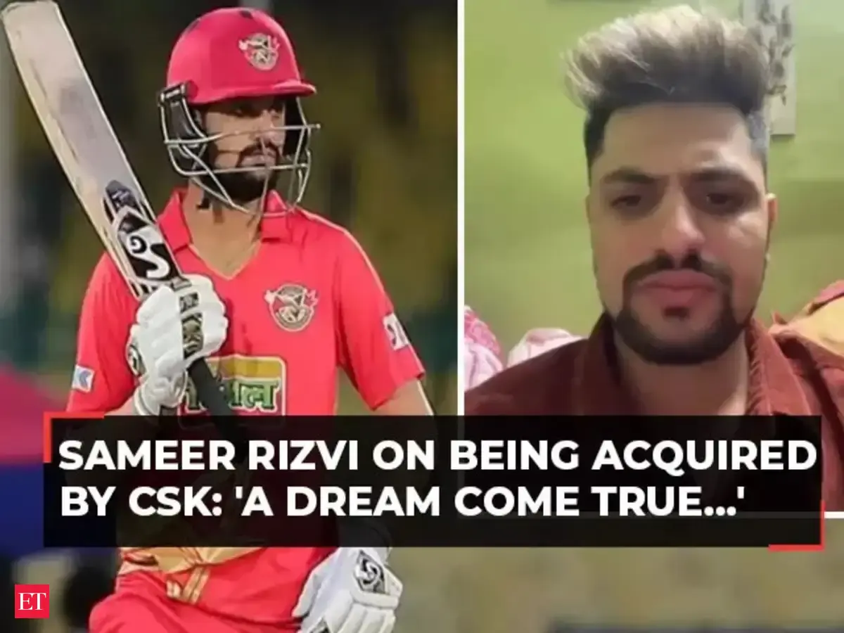 IPL 2024: 'A dream come true…', cricketer Sameer Rizvi on being ...