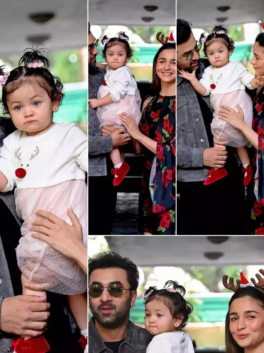 Alia Bhatt and Ranbir Kapoor step out with baby Raha: See pics ...