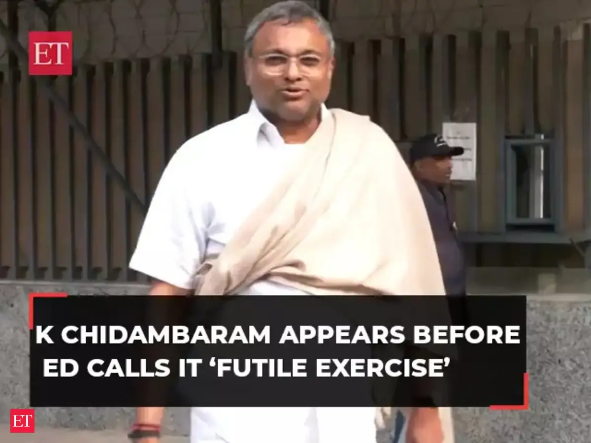 Chinese visa case: Congress MP Karti Chidambaram appears before ED ...