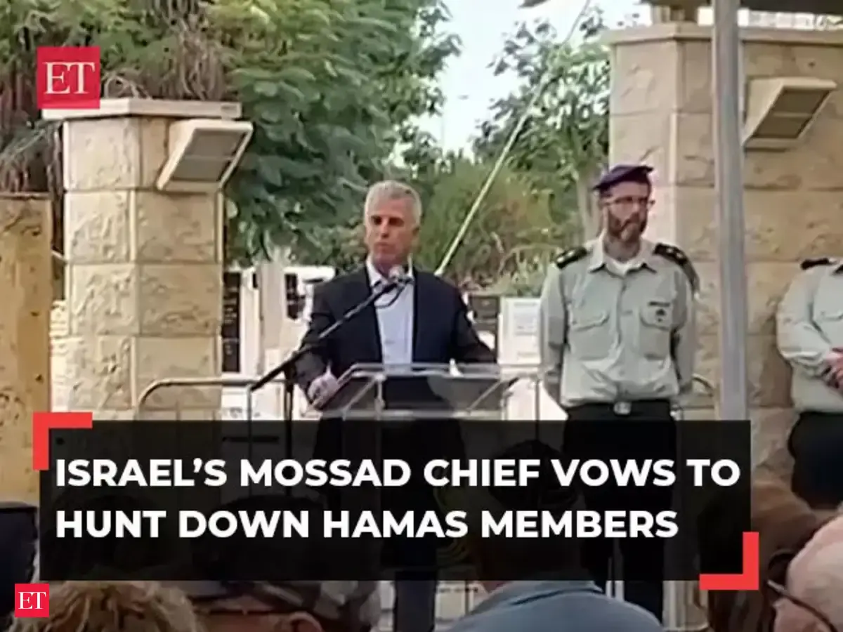 israel-hamas war: Gaza war: Israel’s Mossad chief vows to hunt down ...