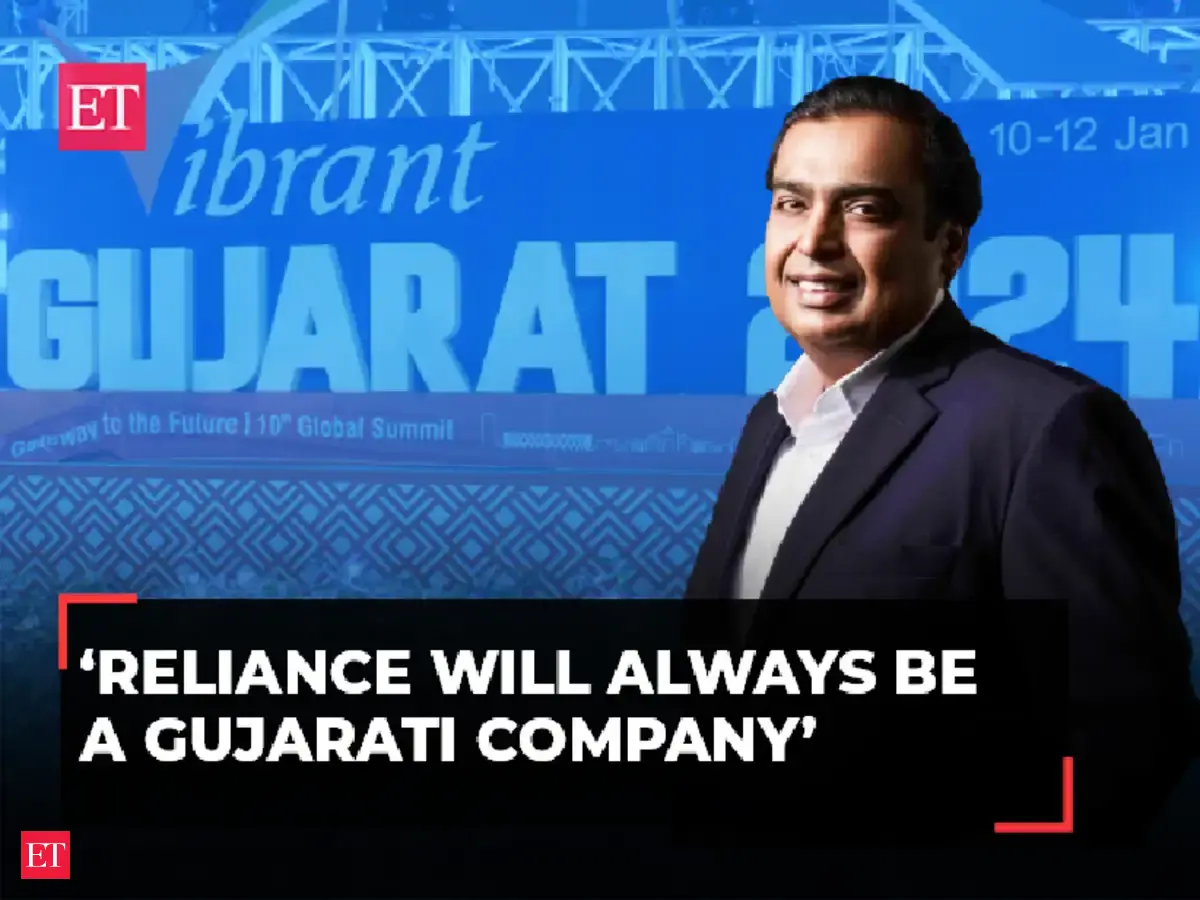 mukesh ambani: Vibrant Gujarat Summit 2024 | Mukesh Ambani on the ...