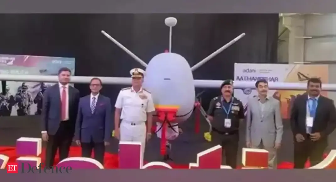 Adani's gift to Navy: Drishti 10 Starliner UAV, first India-made long ...