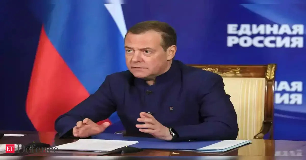 Russia's Medvedev says any UK troop deployment to Ukraine would be a ...