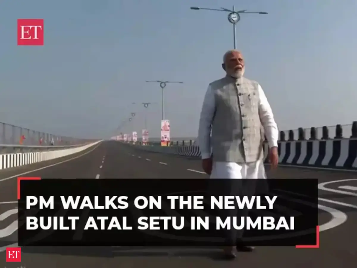 Mumbai Trans Harbour Link: PM Modi walks on the newly built India's ...