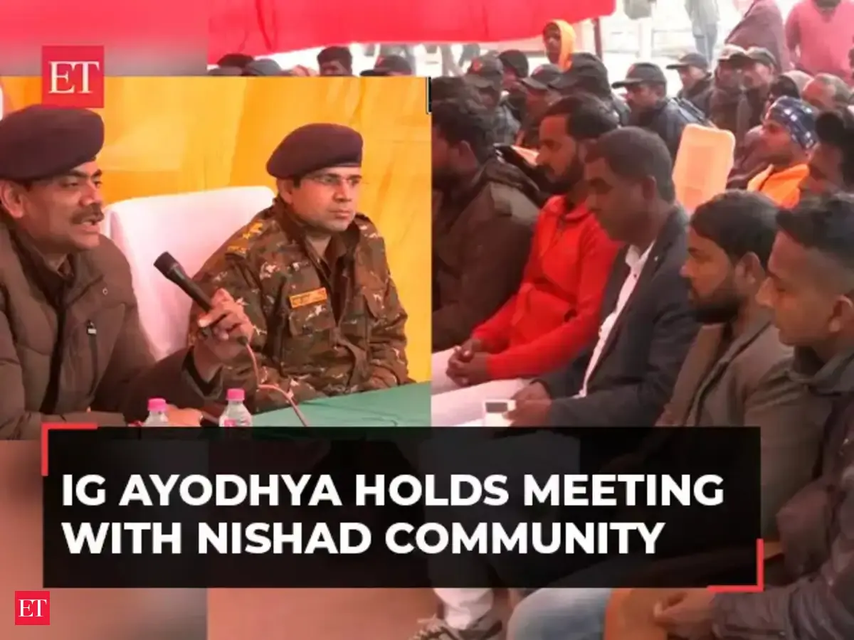 Ram Mandir Inauguration: IG Ayodhya holds meeting with Nishad community ...