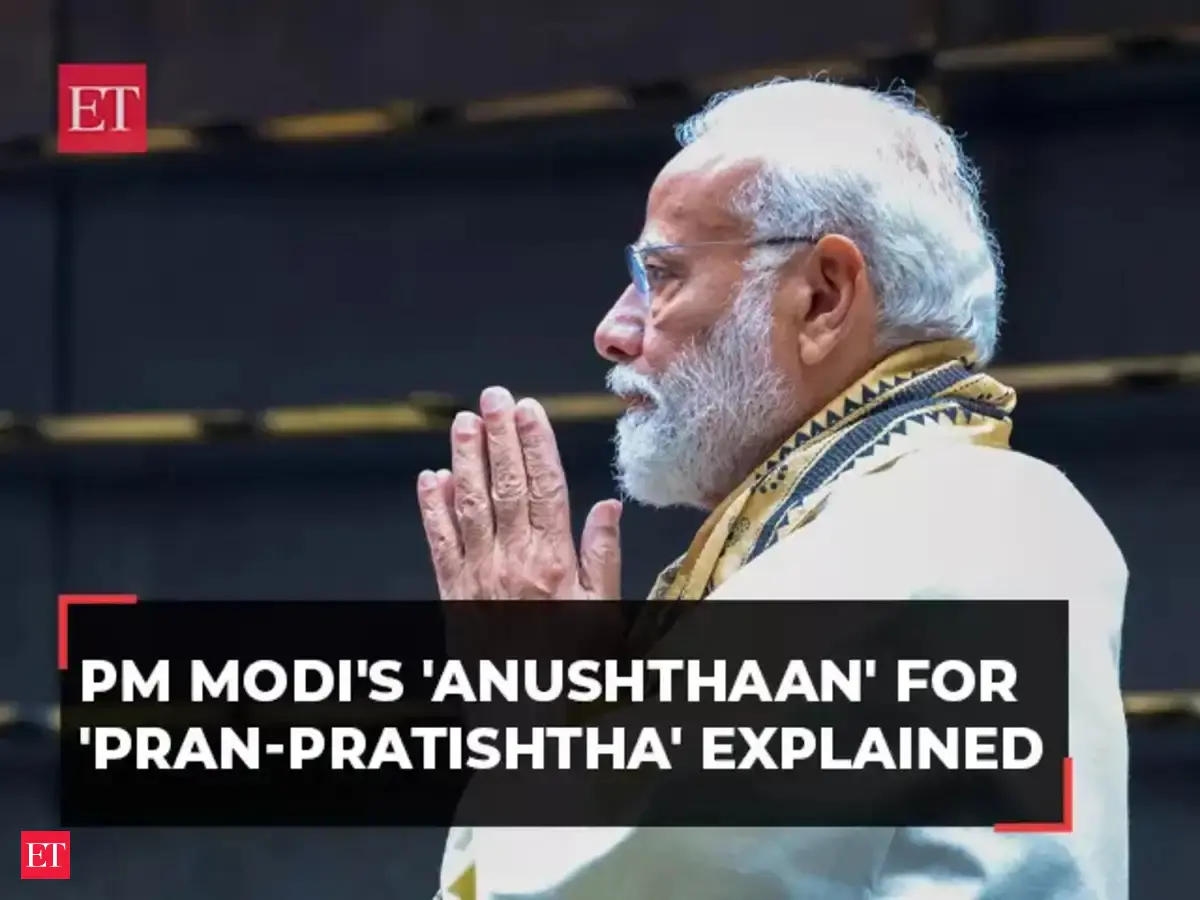 Ram Temple Consecration Ceremony: PM Modi's 'Anushthaan' for 'Pran ...