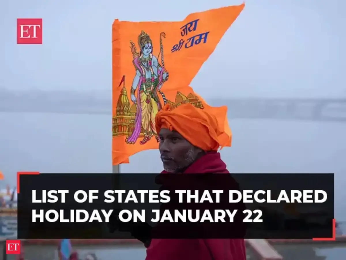 List of States that declared holiday on January 22