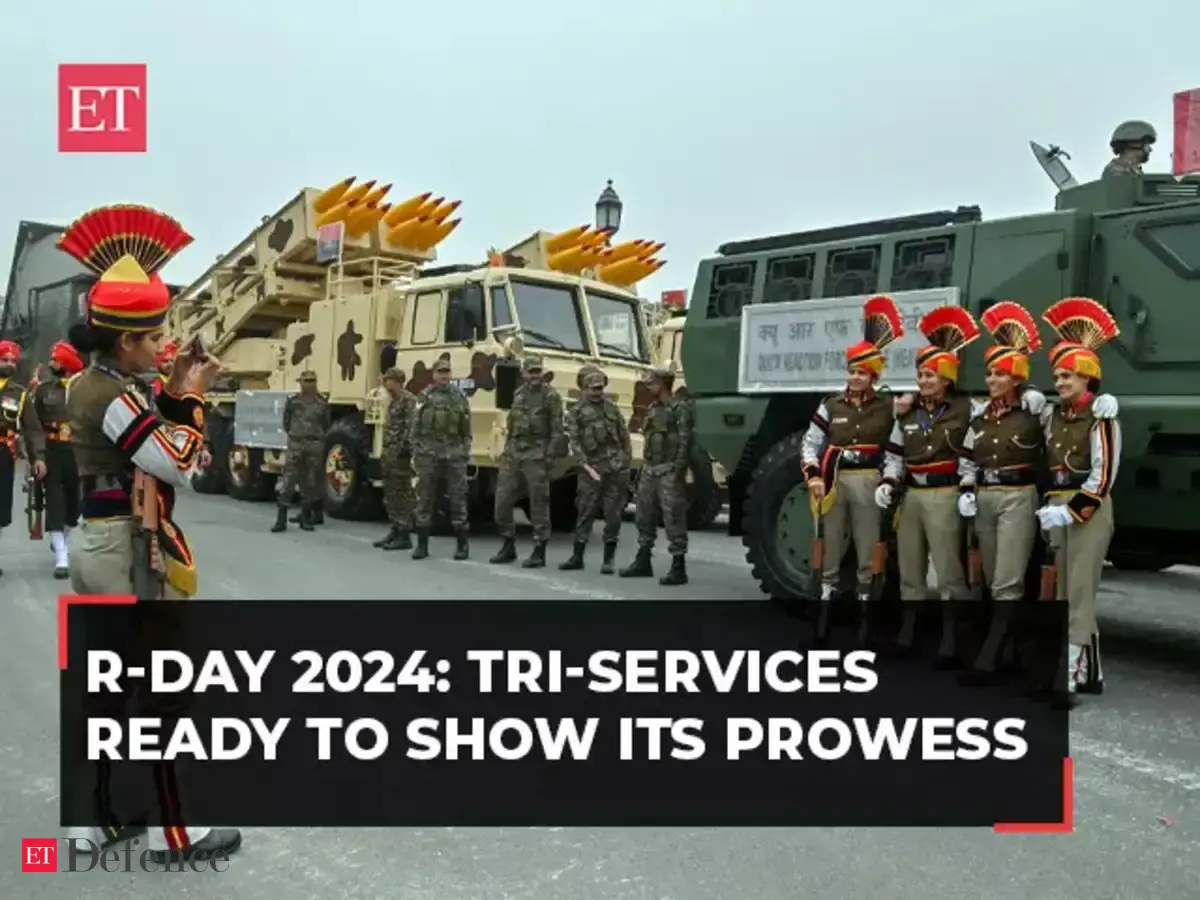 Republic Day Parade 2024: With modern machines, equipment, tri-services ...