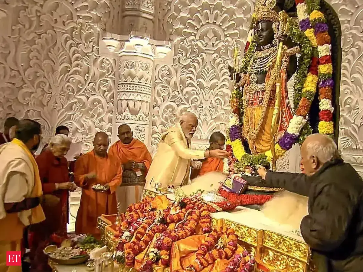 5 things PM Modi did at Ayodhya Ram Mandir Pran Pratishtha ceremony ...