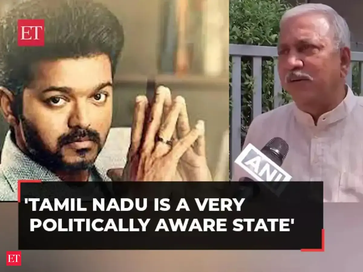 'Everyone has right to enter into politics': BJP on Tamil actor Vijay's ...