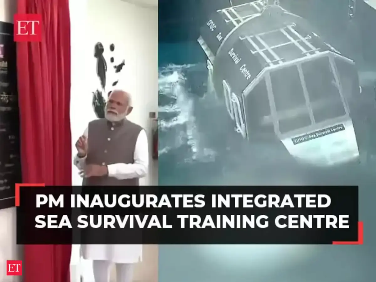 PM Modi inaugurates Integrated Sea Survival Training Centre, expects to ...