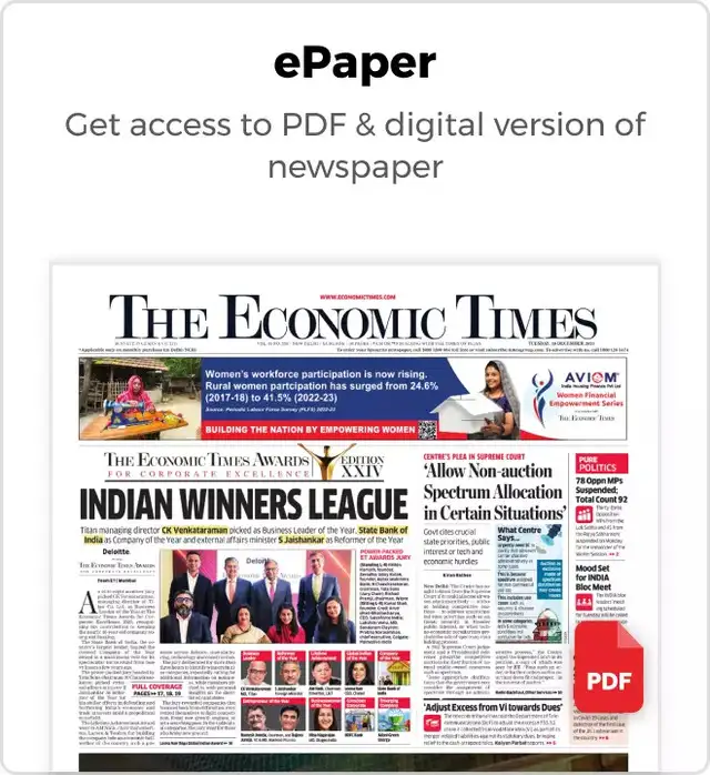 Carousel ET Prime on Main App - epaper | The Economic Times