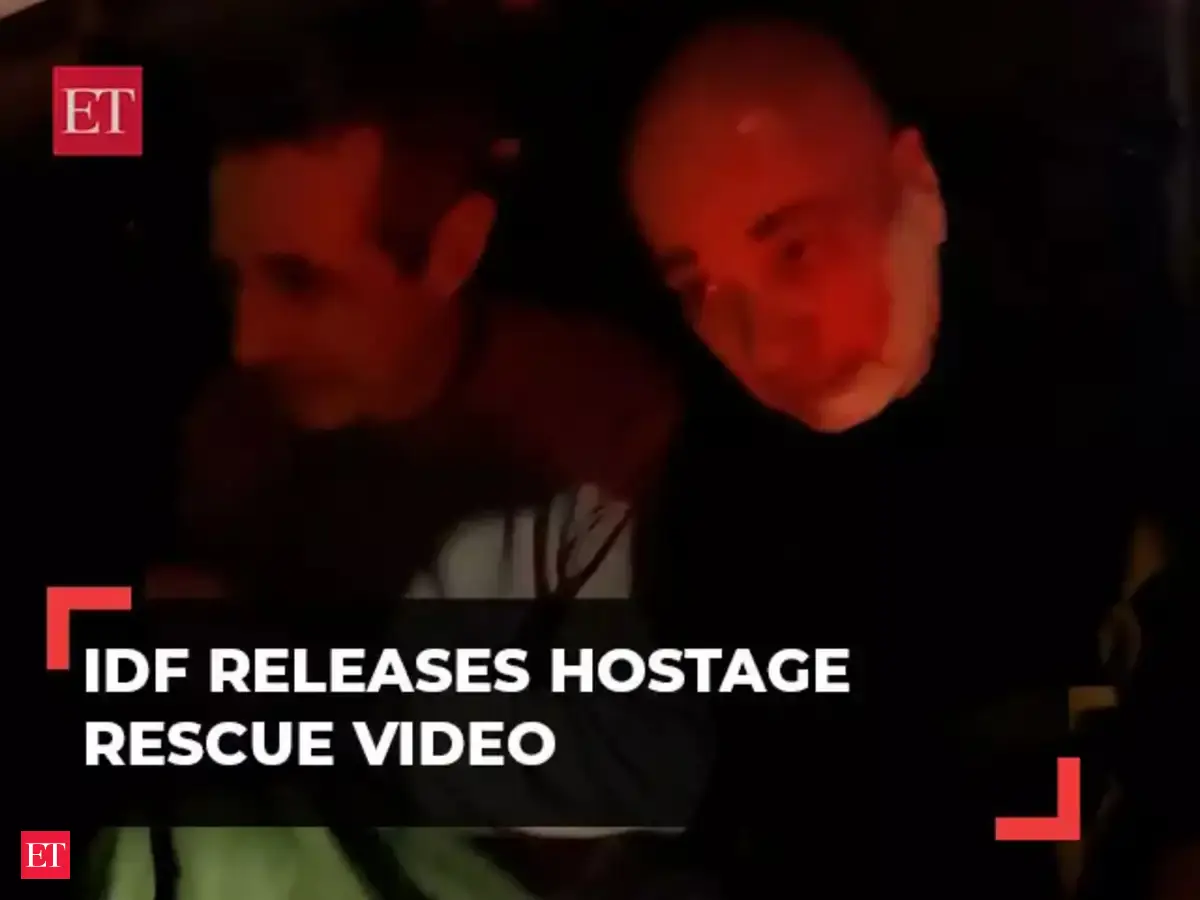 israel hamas war: IDF releases footage of successful extraction of ...