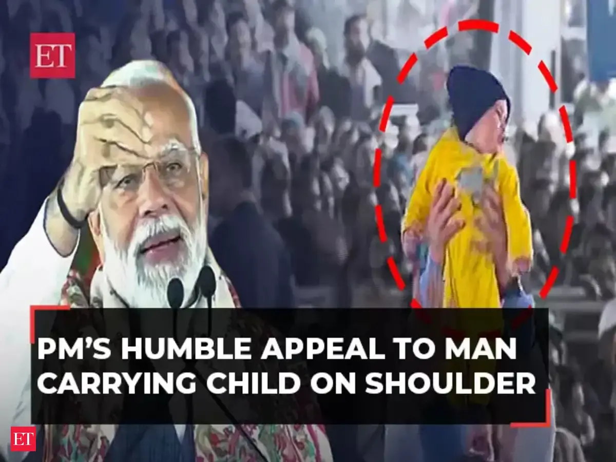 'Bachi Ko Pareshan Mat Karo…': PM Modi's humble appeal to man carrying ...
