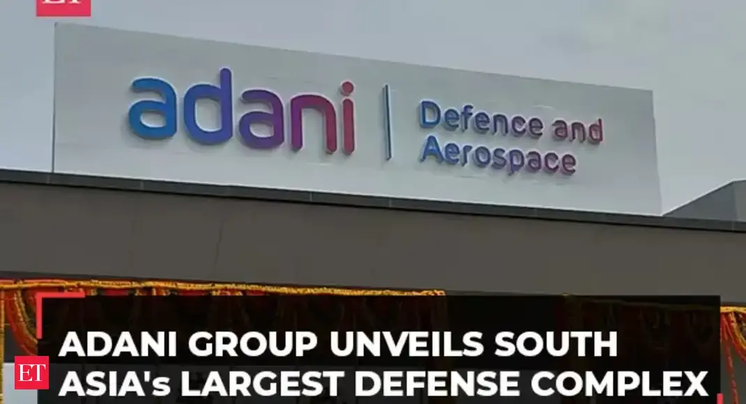 adani defence: Adani unveils South Asia's largest ammunition, missile ...