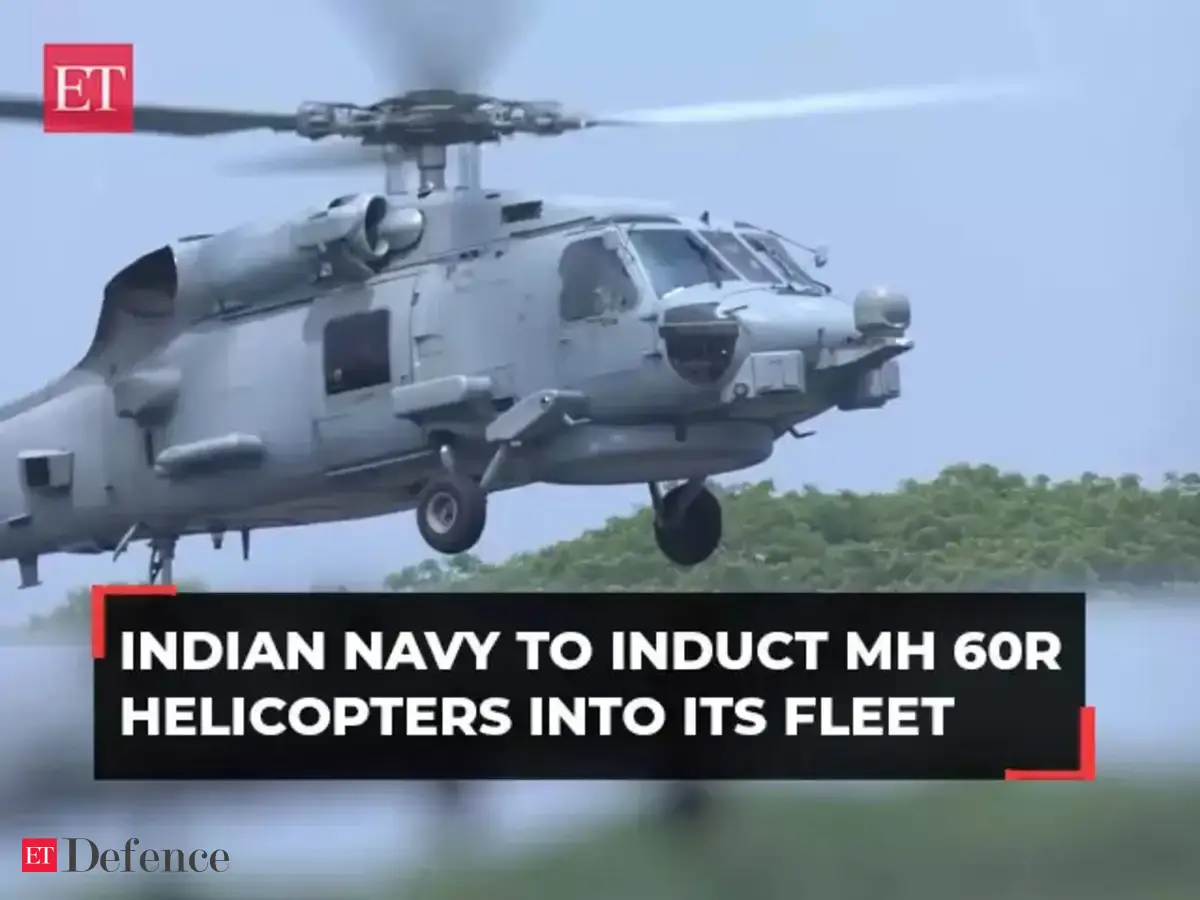 The Indian Navy is set to induct MH 60R helicopters into its fleet in ...