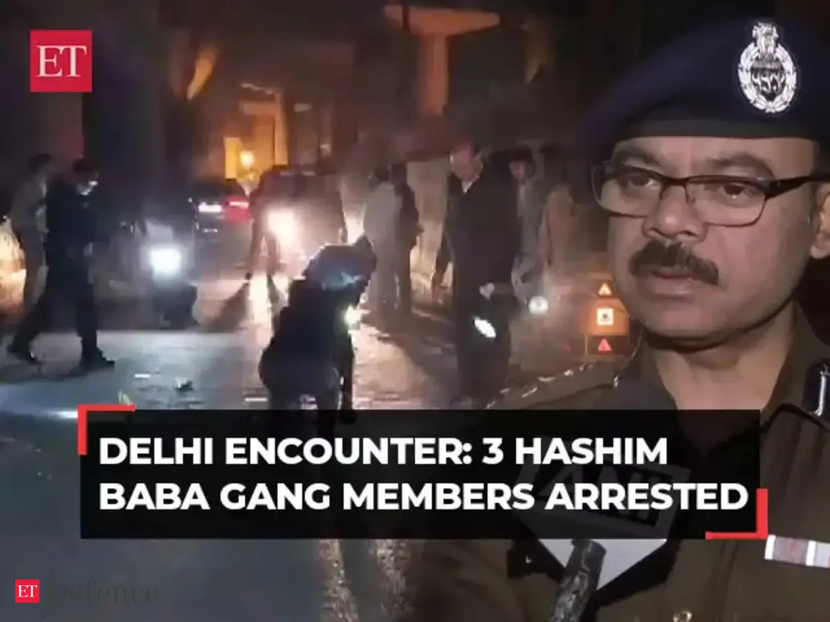 Encounter in Delhi: Police arrests three Hashim Baba gang members - The ...