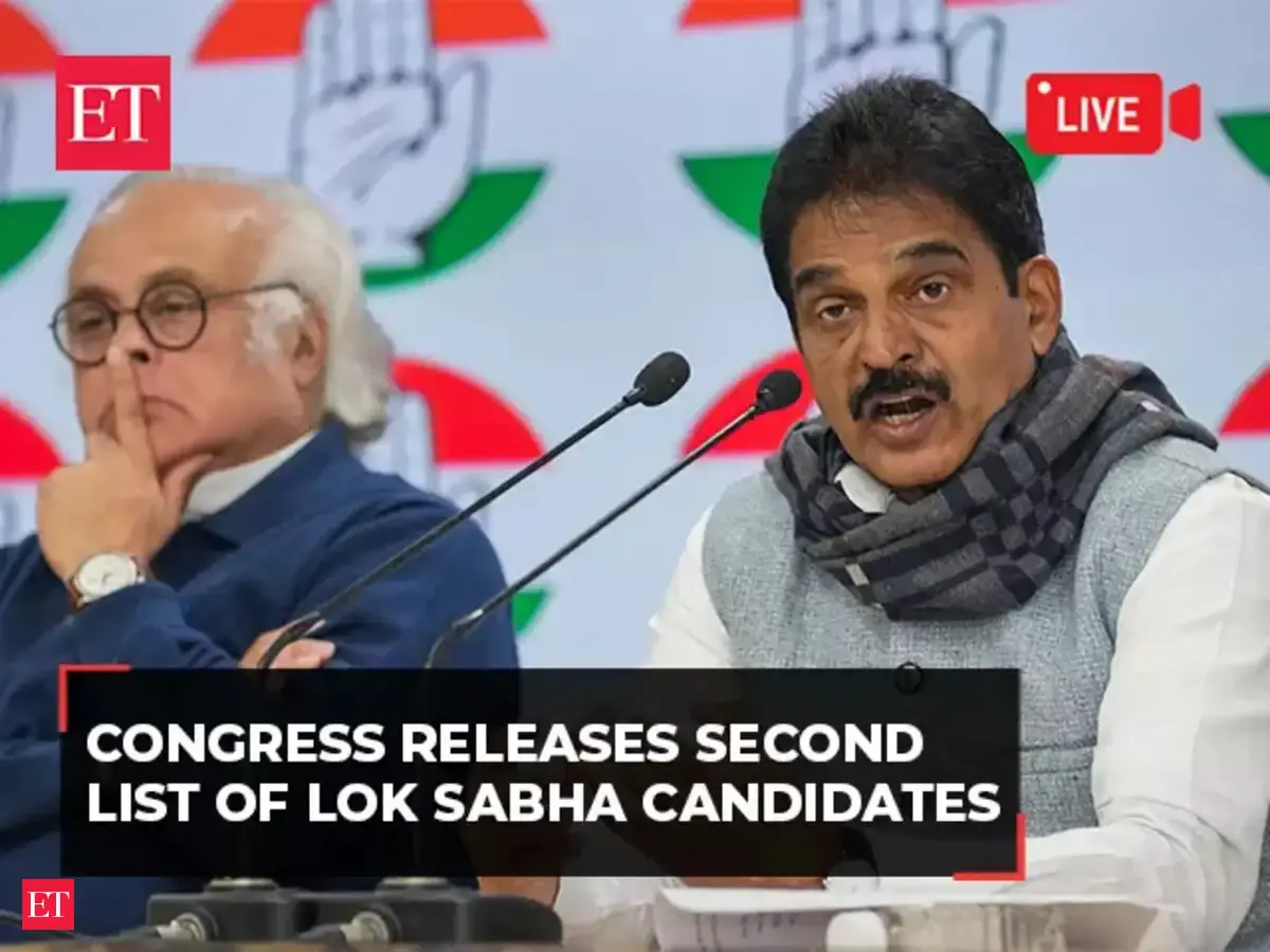 Congress releases second list of Lok Sabha candidates | Live - The ...