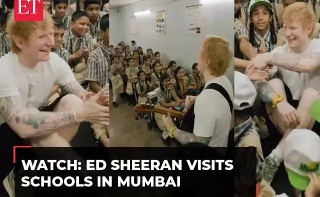 ed sheeran: Watch: Ed Sheeran goes Punjabi during Mumbai concert with ...