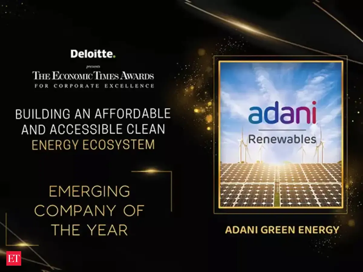 Emerging Company of the Year Winner - Adani Green Energy