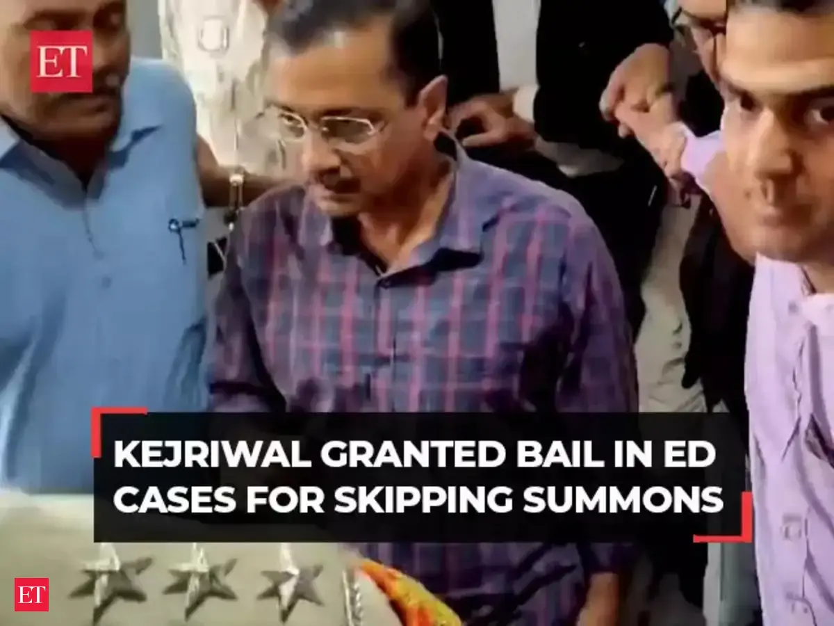 Delhi excise policy case: CM Arvind Kejriwal granted bail in ED cases ...