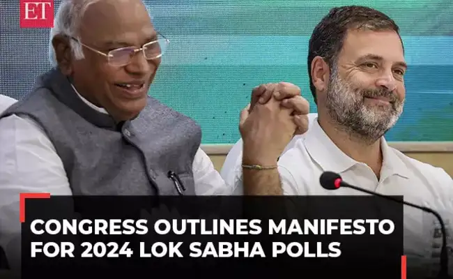 congress manifesto: Congress' manifesto for Lok Sabha elections to ...