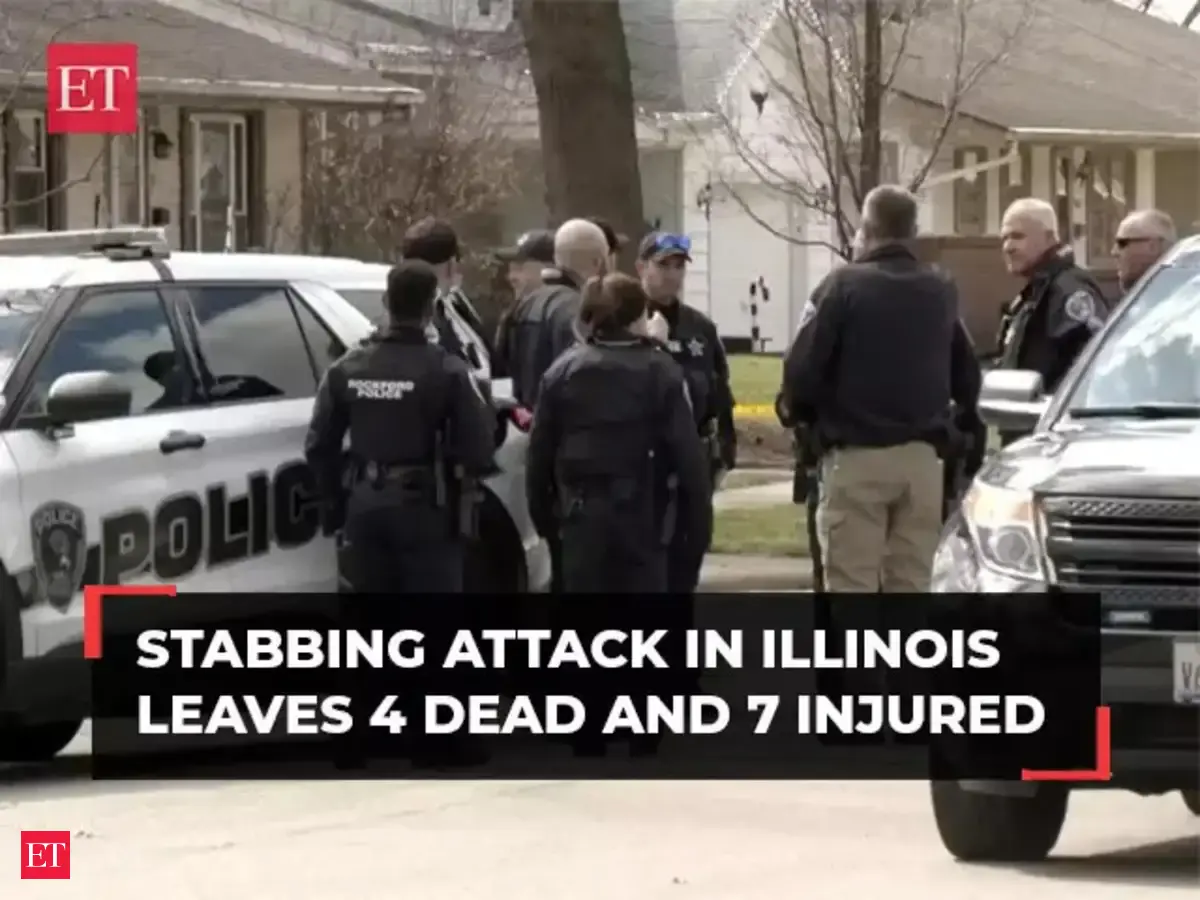 Stabbing attack in Illinois: Four killed and seven wounded, a suspect ...