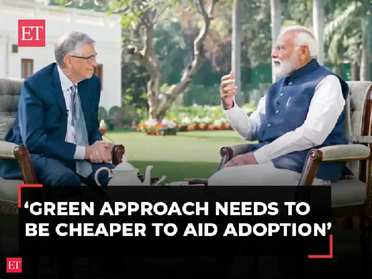 Bill Gates, Narendra Modi talk 'Green GDP' and the need for climate ...