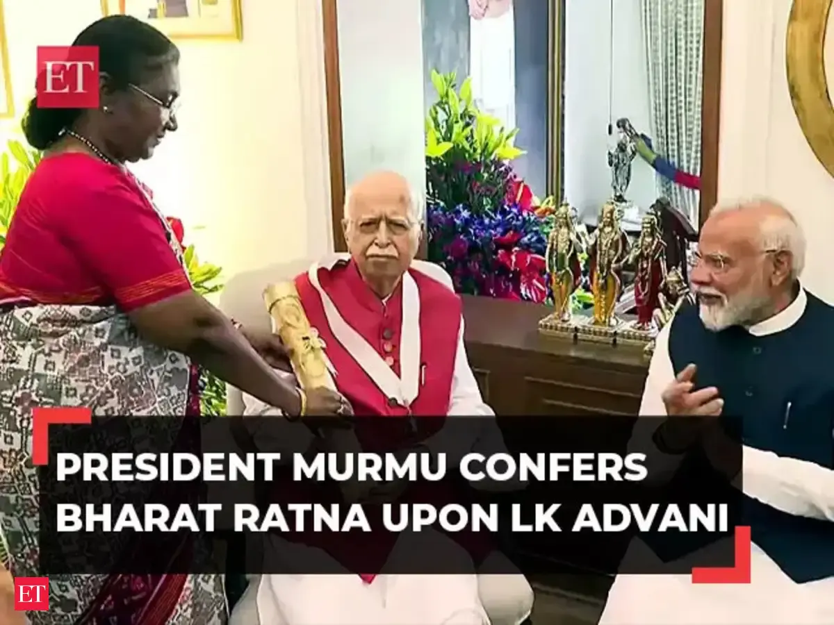 LK Advani: Bharat Ratna 2024: President Murmu confers India's highest ...