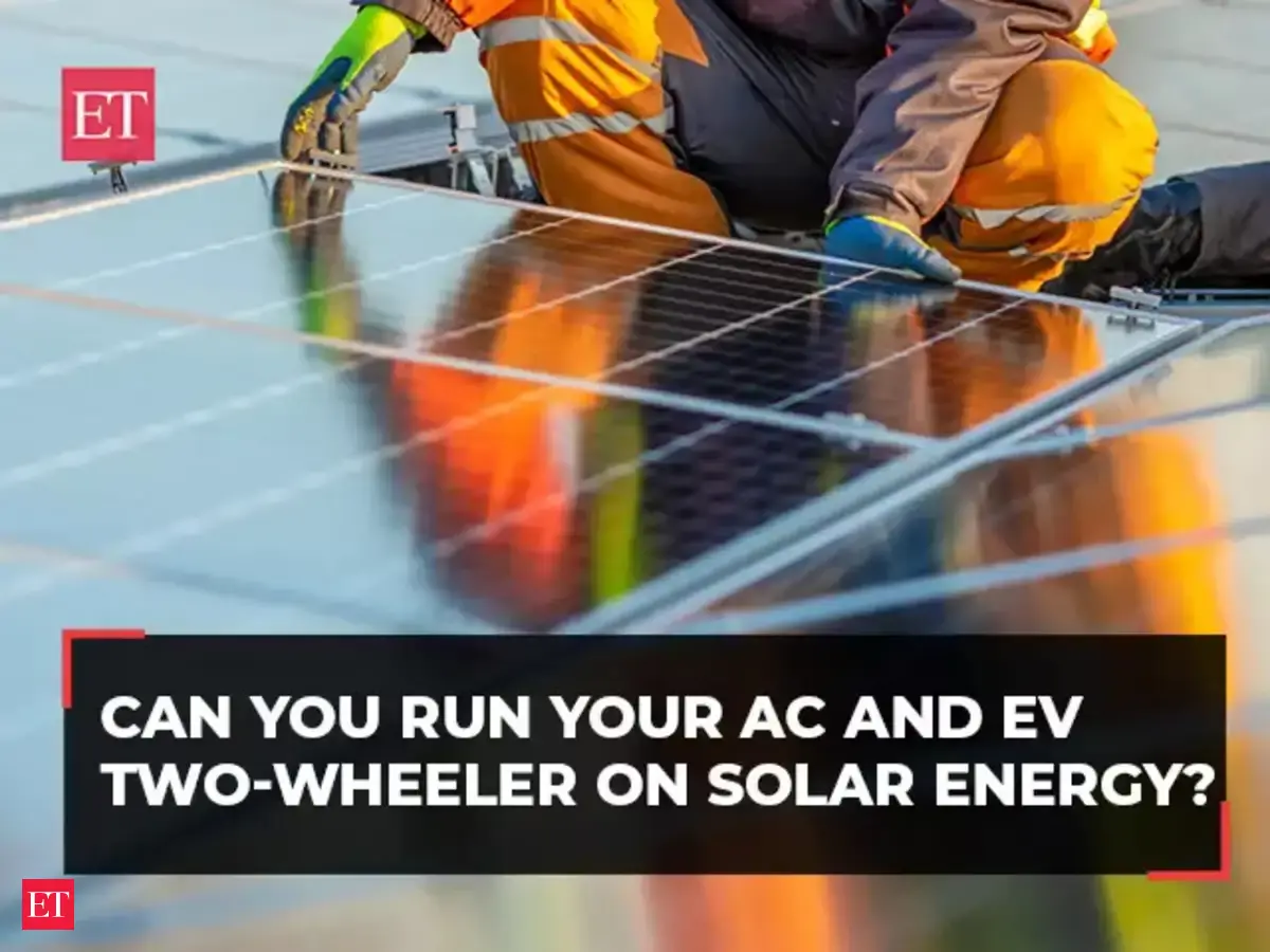 Can You Run Your AC and EV Two-Wheeler on Solar Energy?
