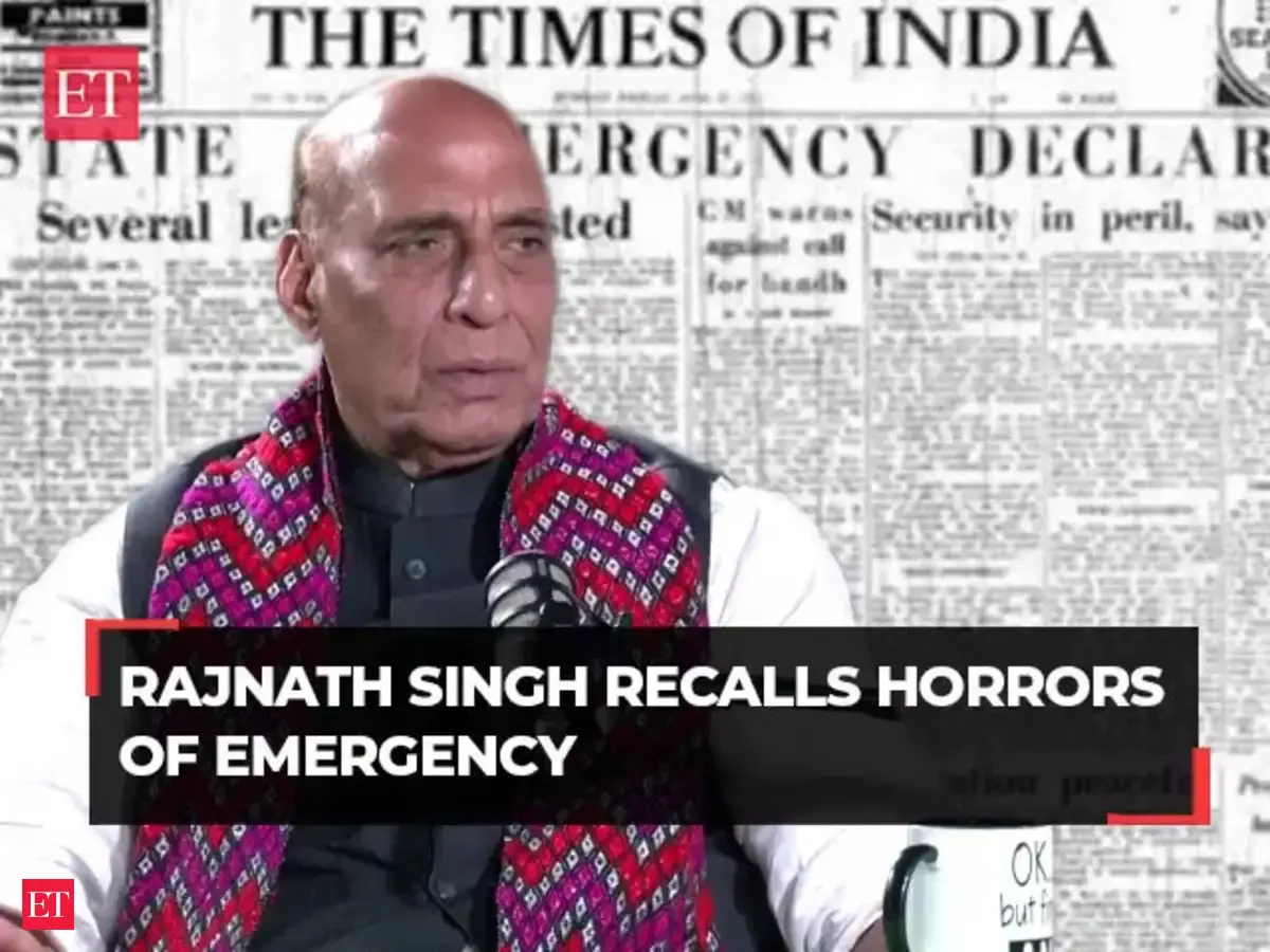 Rajnath Singh recalls horrors of Emergency when jailed: 'Wasn’t given parole to see ailing ...