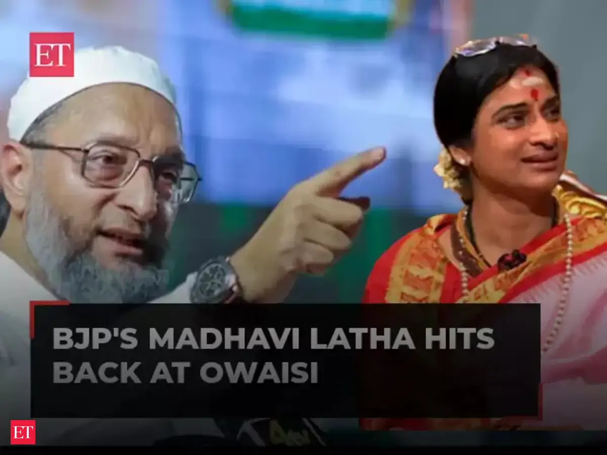 BJP's Madhavi Latha hits back at Owaisi over viral video of pretending ...