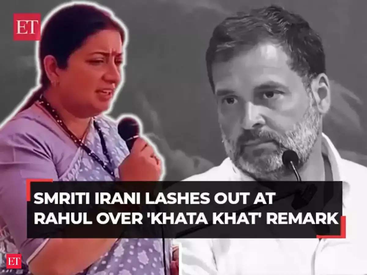 'Lalla… 15 saal se gareebi,' Smriti Irani lashes out at Rahul Gandhi ...