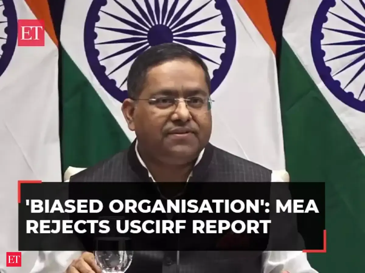 'Biased, political agenda': MEA blasts USCIRF, slams its report on ...